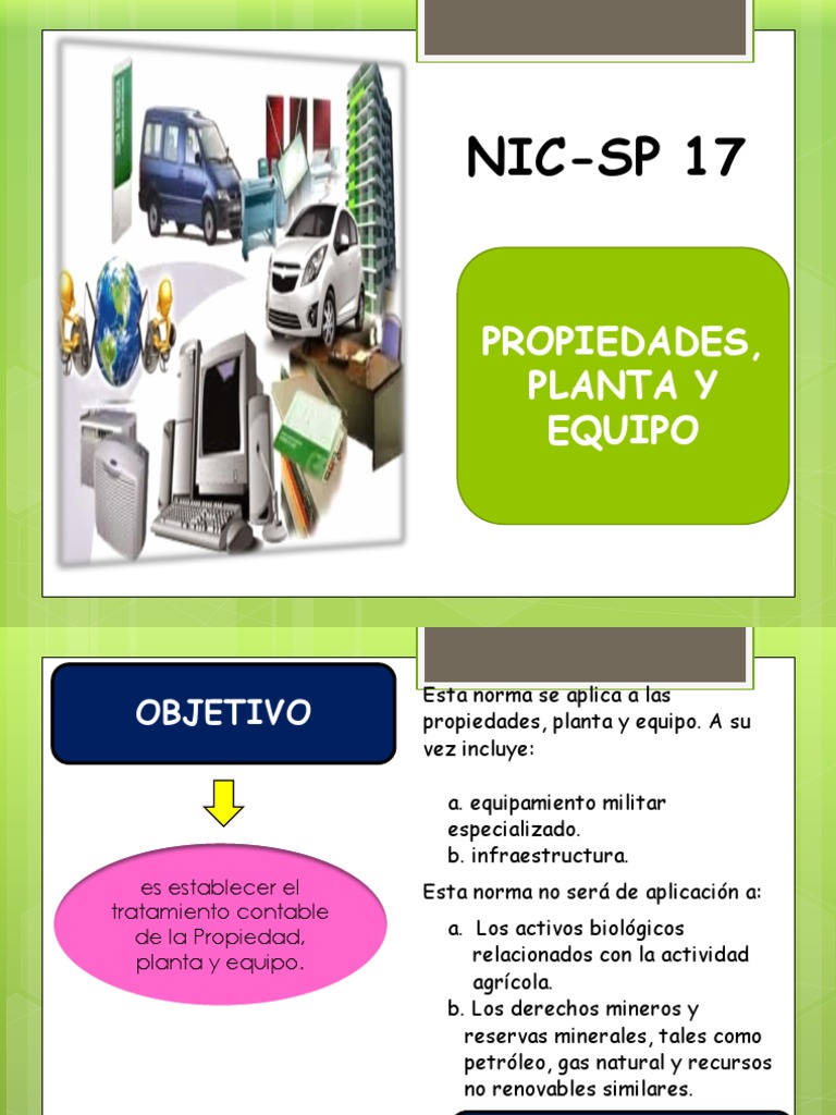 Nicsp 17 | PDF | Depreciación | Ciencias económicas