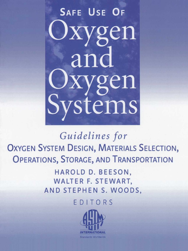 Safe Use Of Oxygen And Oxygen Systems Pdf Pdf Liquid Oxygen