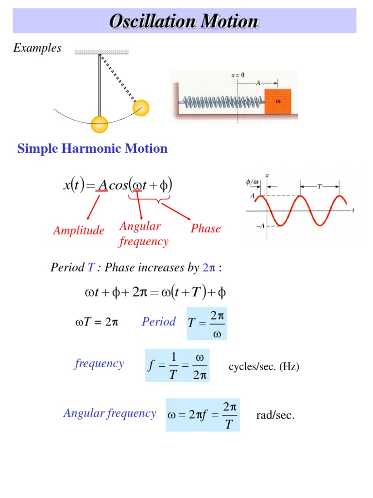 Understanding Simple Harmonic Motion | PDF
