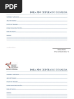 Formato Planilla Llegadas Tarde | PDF