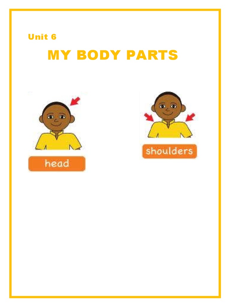 Unit 6 Body Parts | PDF | Games & Activities
