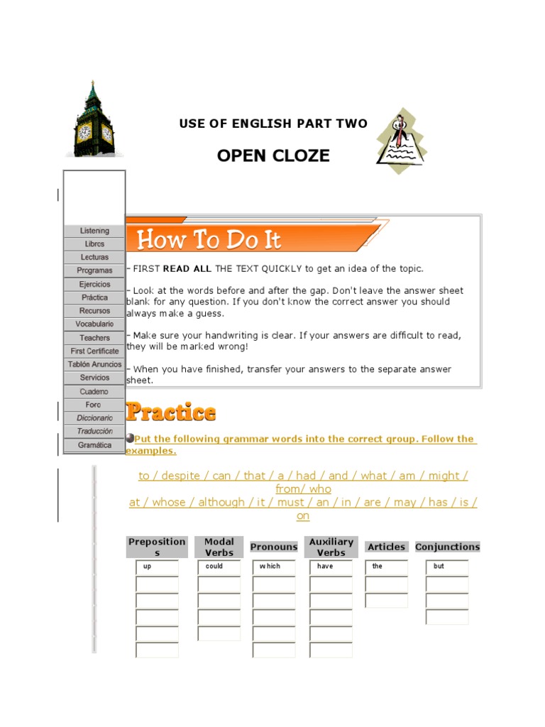 Use of English Part Two | PDF | English Language | Adjective