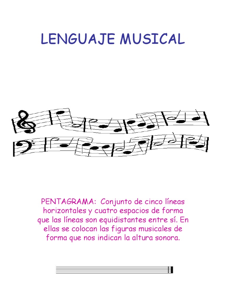 Lenguaje Musical | PDF | Ritmo | Tempo