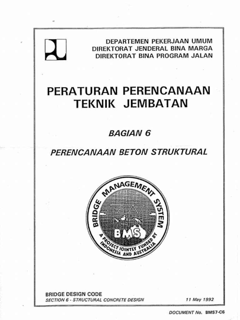 Bridge Design Code Vol 1 - Bagian 6 | PDF