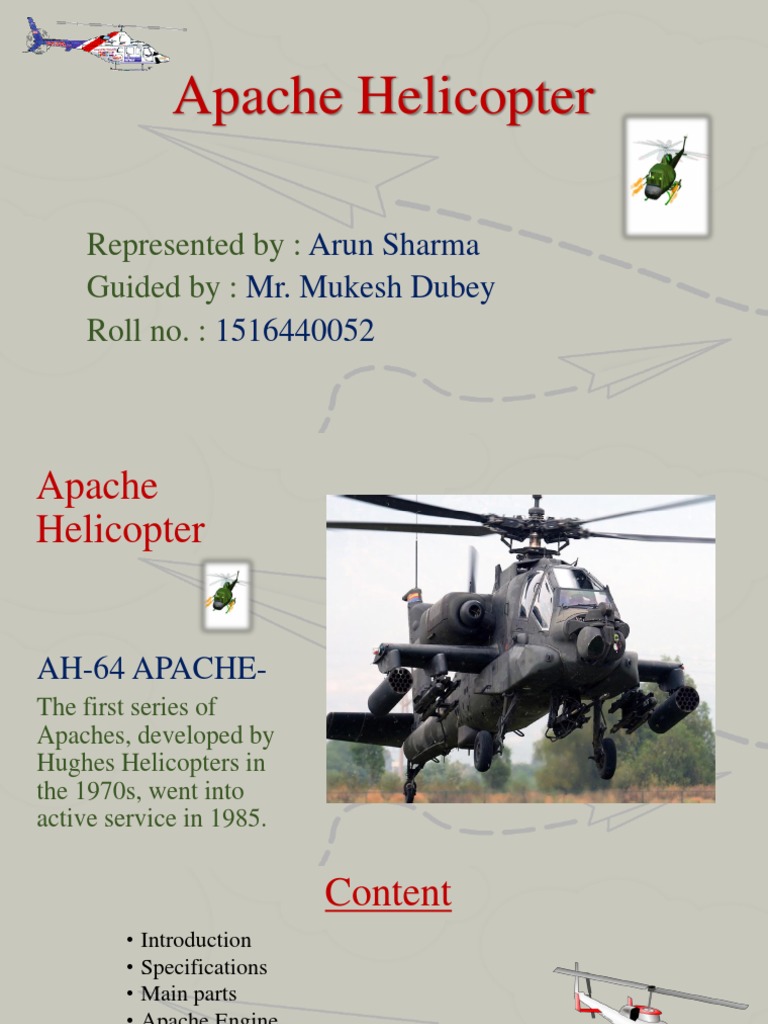 Apache Helicopter | PDF | Missile | Aviation