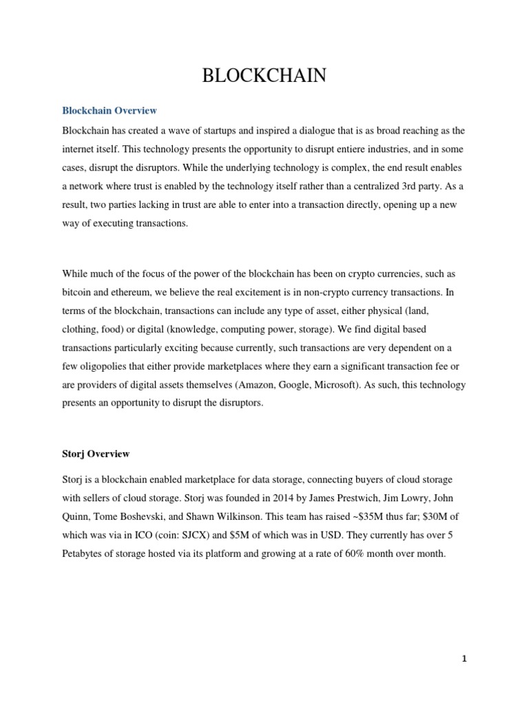 Block Chain | PDF | Cloud Computing | Cryptocurrency