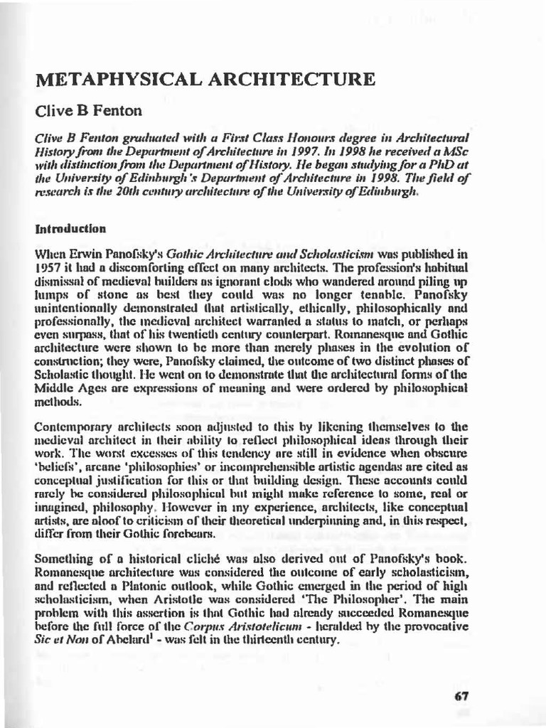 Metaphysical Architecture | PDF | Augustine Of Hippo | Neoplatonism