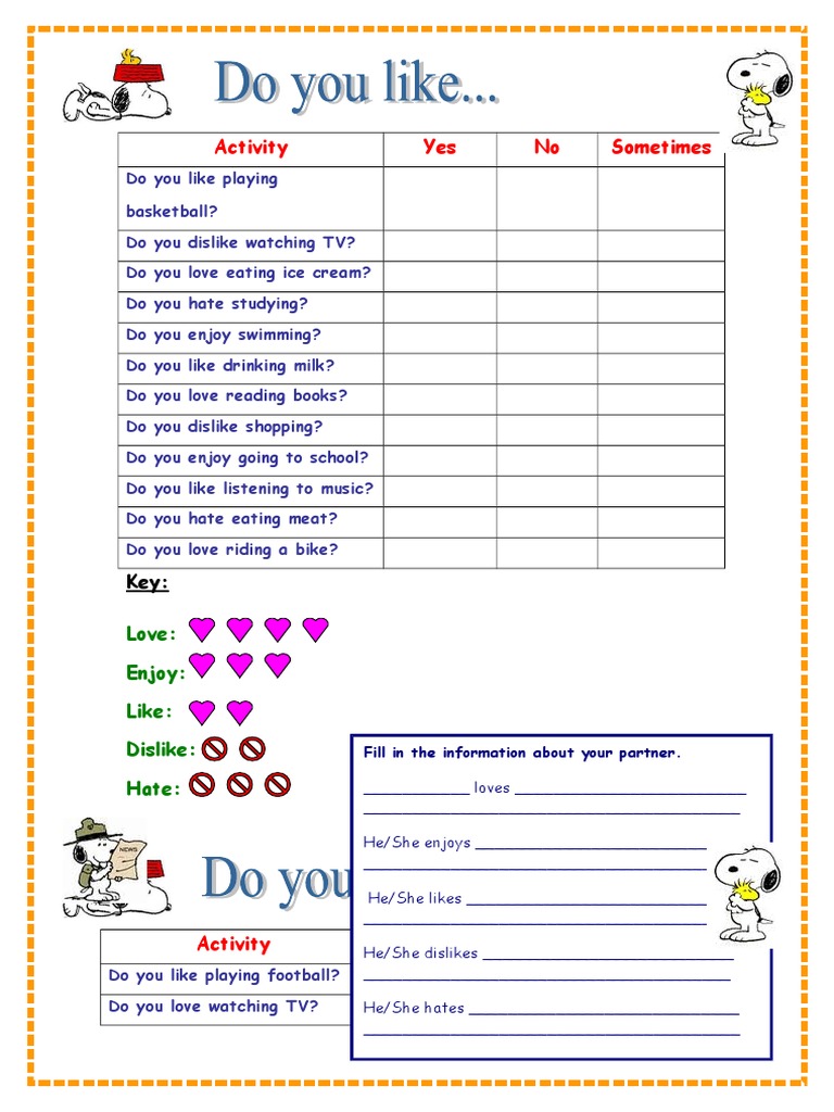 5680 Do You Like Speaking Activity | PDF | Self-Improvement