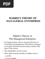 Marris Model: Balancing Growth & Profits | PDF | Profit (Economics ...