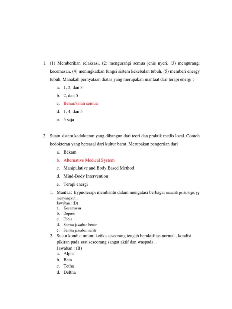 Soal Komplementer | PDF