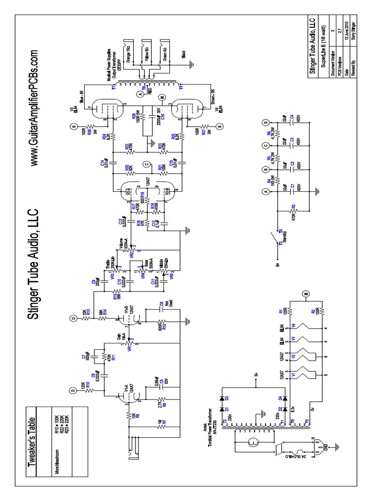 SuperLite II v2.7 Schematic v3 | PDF
