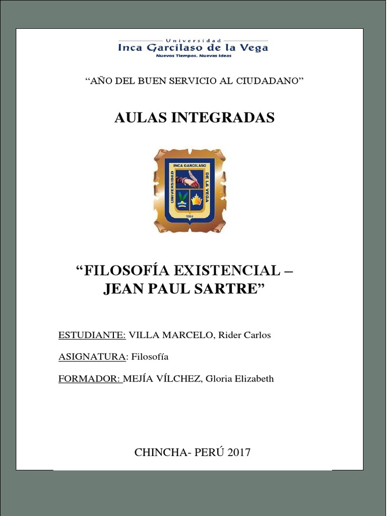 Filosofía Existencial | PDF | Existencialismo | Existencia