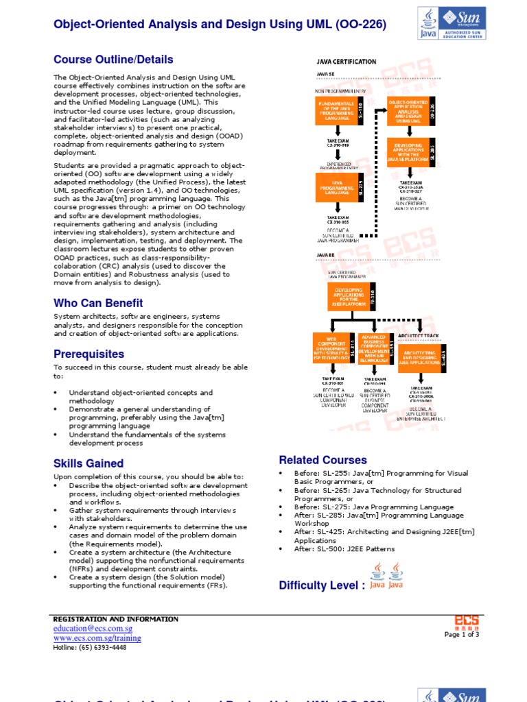 Oo 226 | PDF | Use Case | Object Oriented Programming