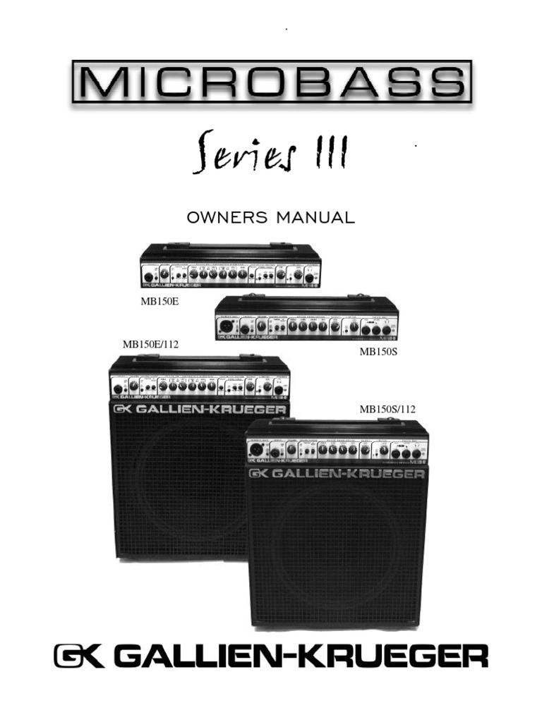 MB150 Iii e S | PDF | Equalization (Audio) | Amplifier
