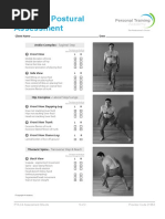 Postural Assessment | PDF | Anatomical Terms Of Motion | Anatomical ...