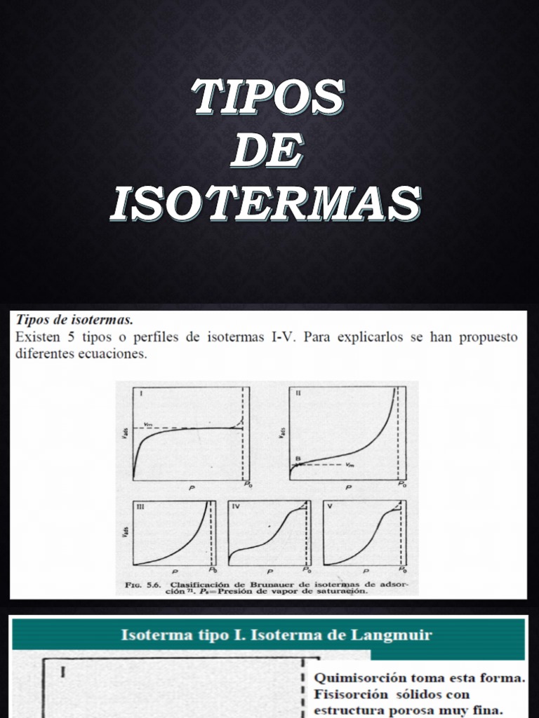 Tipos Isotermas | PDF