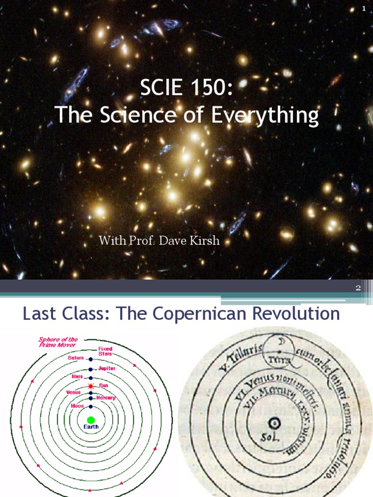 SCIE 150: The Science of Everything: With Prof. Dave Kirsh | PDF ...