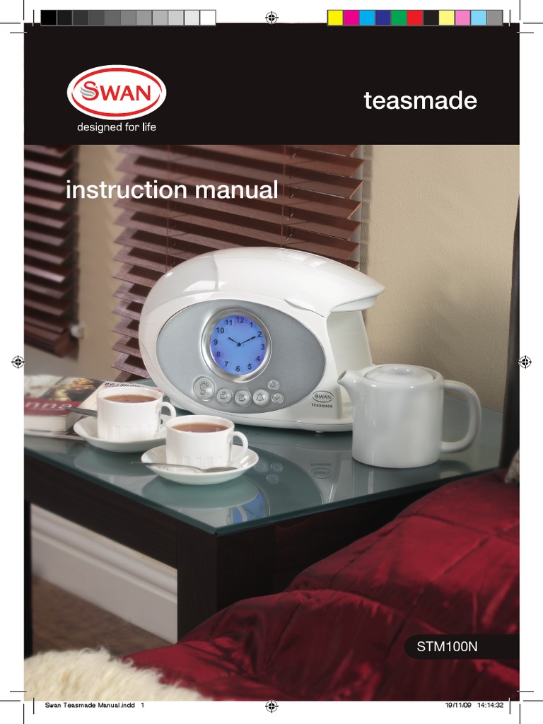 Swan Teasmade Instructions 14140 | PDF | Home Appliance | Equipment