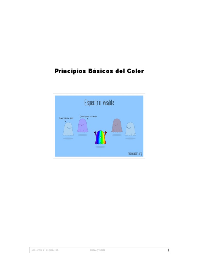 Principios Basicos Del Color | PDF | Color | Rojo