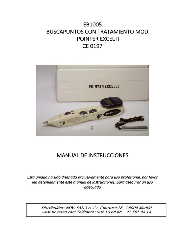 Manual Profesional de Pointer Excel II | PDF | Corriente eléctrica | Science