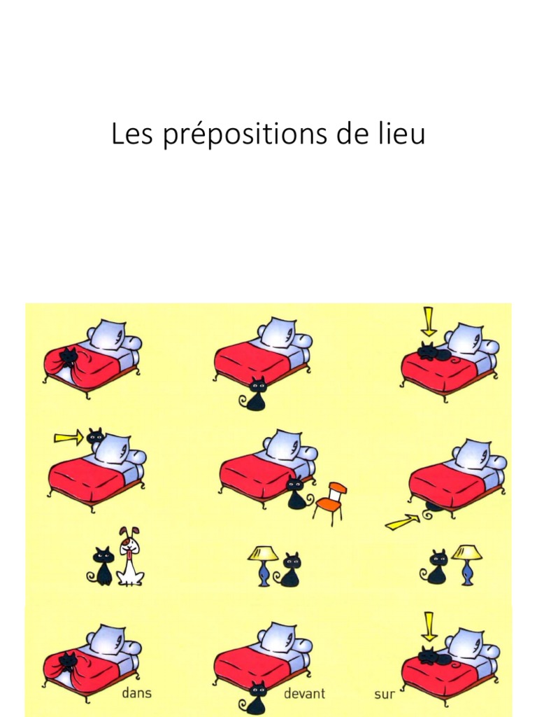 Les Prépositions de Lieu | PDF