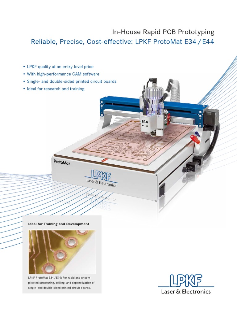 Rapid PCB Prototyping with LPKF ProtoMat | PDF | Printed Circuit Board ...
