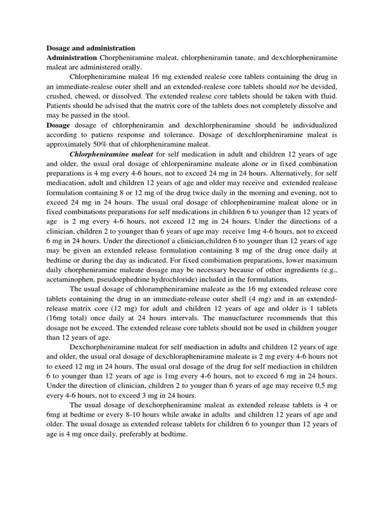 Dosage and Administration | PDF | Business