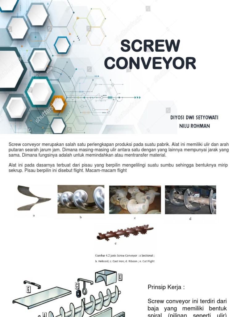 Screw Conveyor | PDF