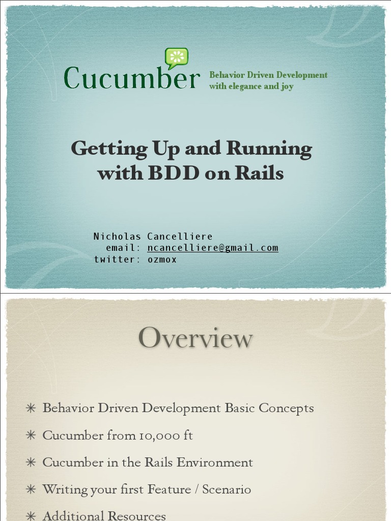 Cucumber BDD | Test Driven Development | Software Development