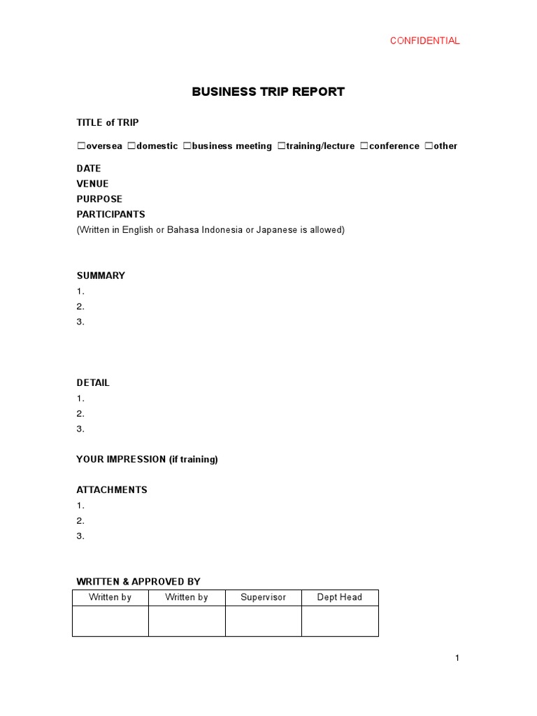 Business Trip Report (Form) v1