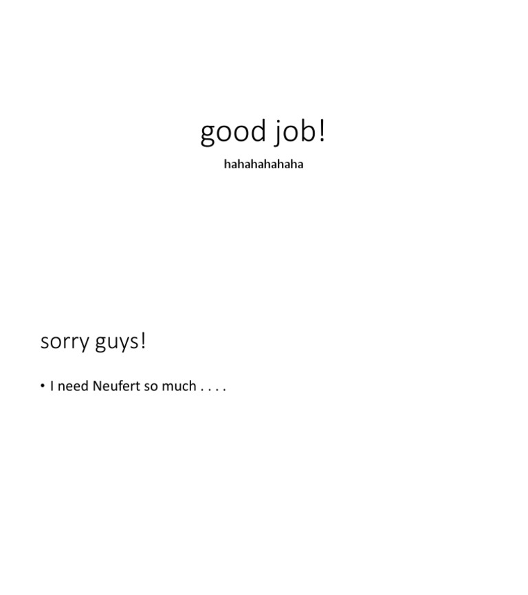 Good Job | PDF