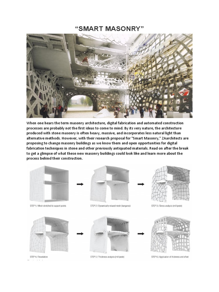 Smart Masonry | Masonry | Robotics