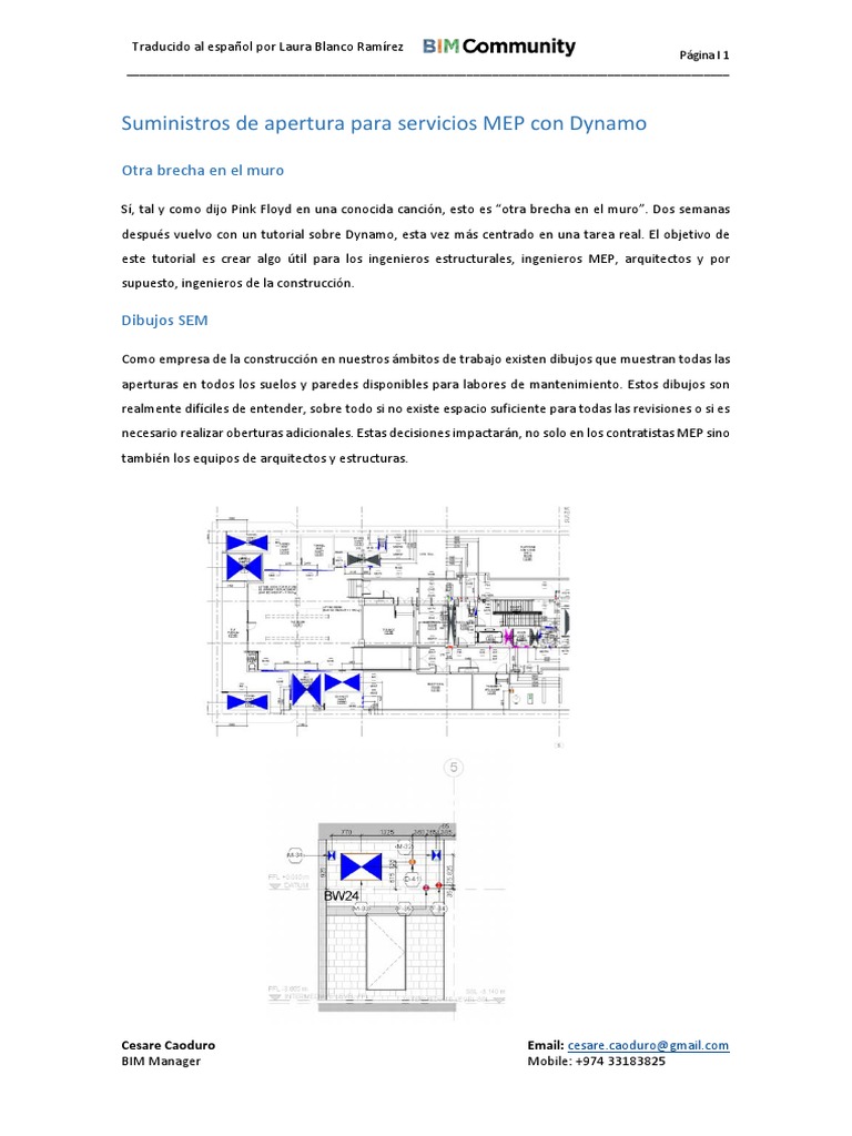 Tutorial MEP Dynamo | PDF | Autodesk Revit | Curva