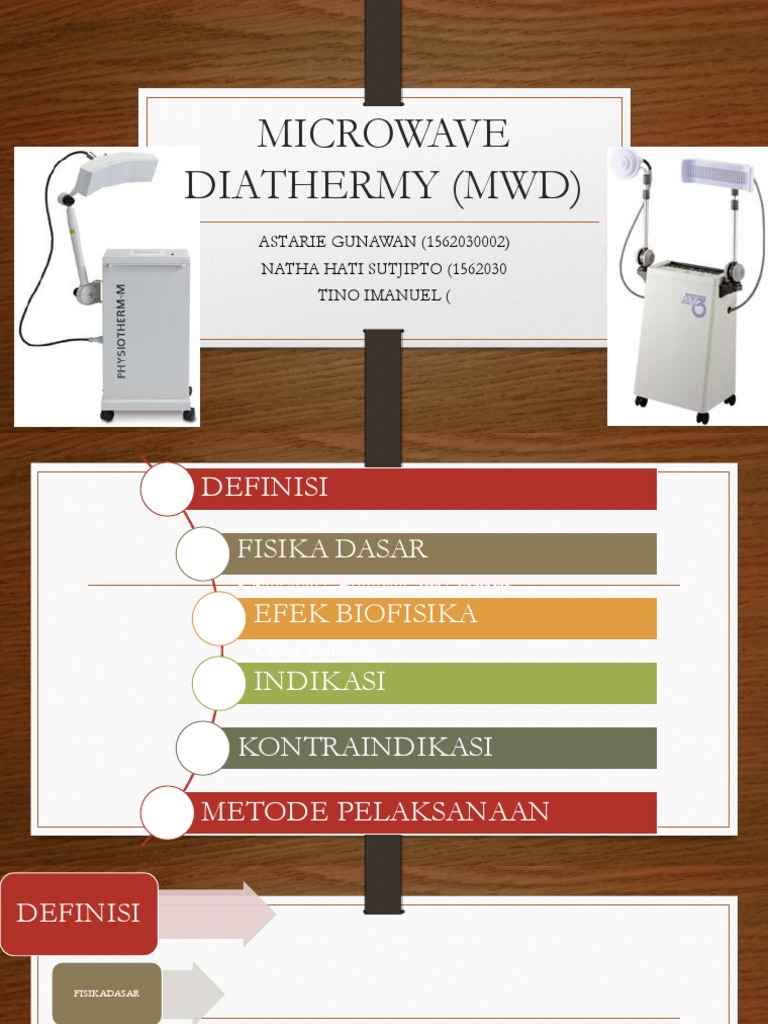 MWD Bifisika, Indikasi, Kontraindikasi (Autosaved) | PDF