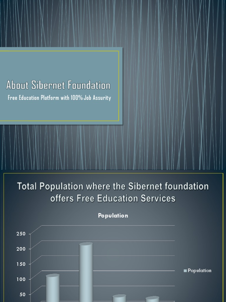 What Is The Sibernet Foundation - The Sibernet Group | PDF
