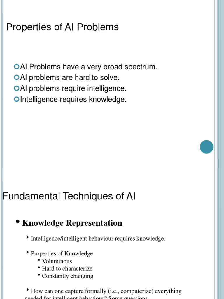 Properties of AI Problems | PDF | Artificial Intelligence ...