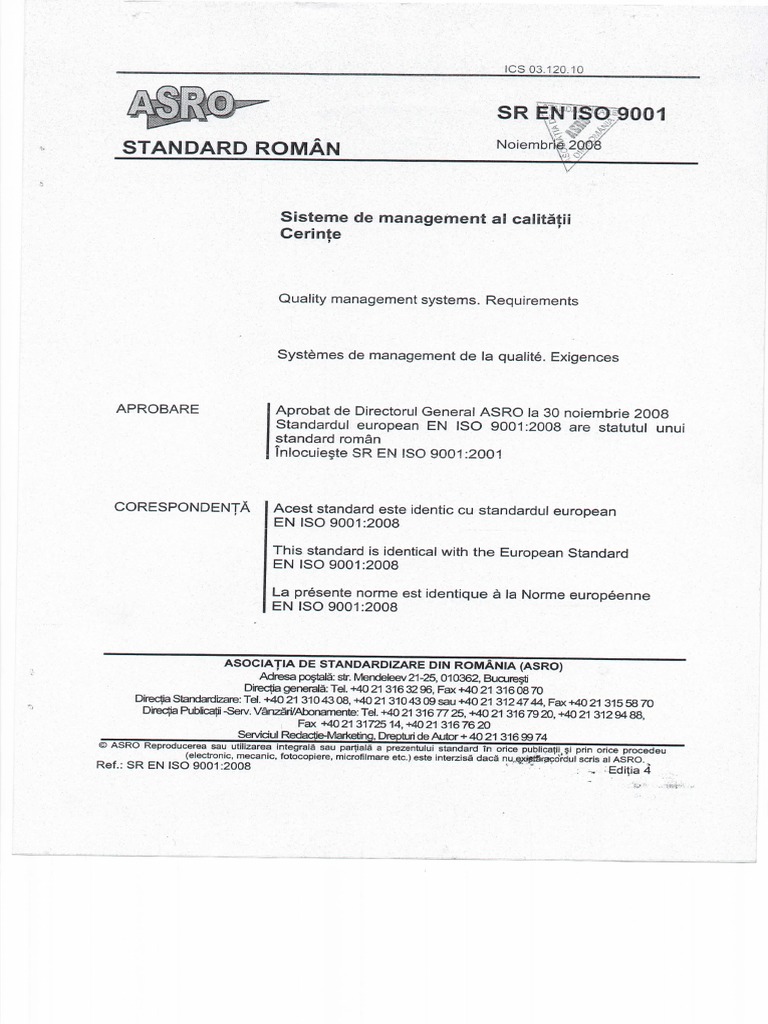 Iso 9001-2008 PDF | PDF