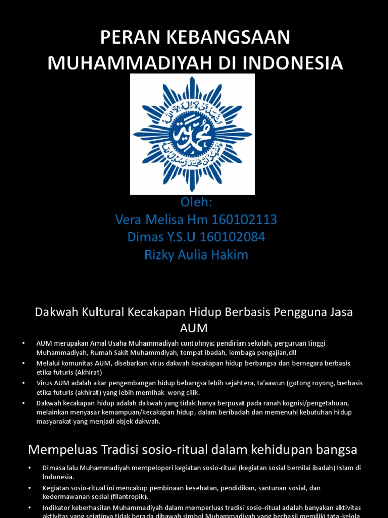 Peran Kultural Muhammadiyah di Indonesia | PDF | Ilmu Sosial | Agama ...