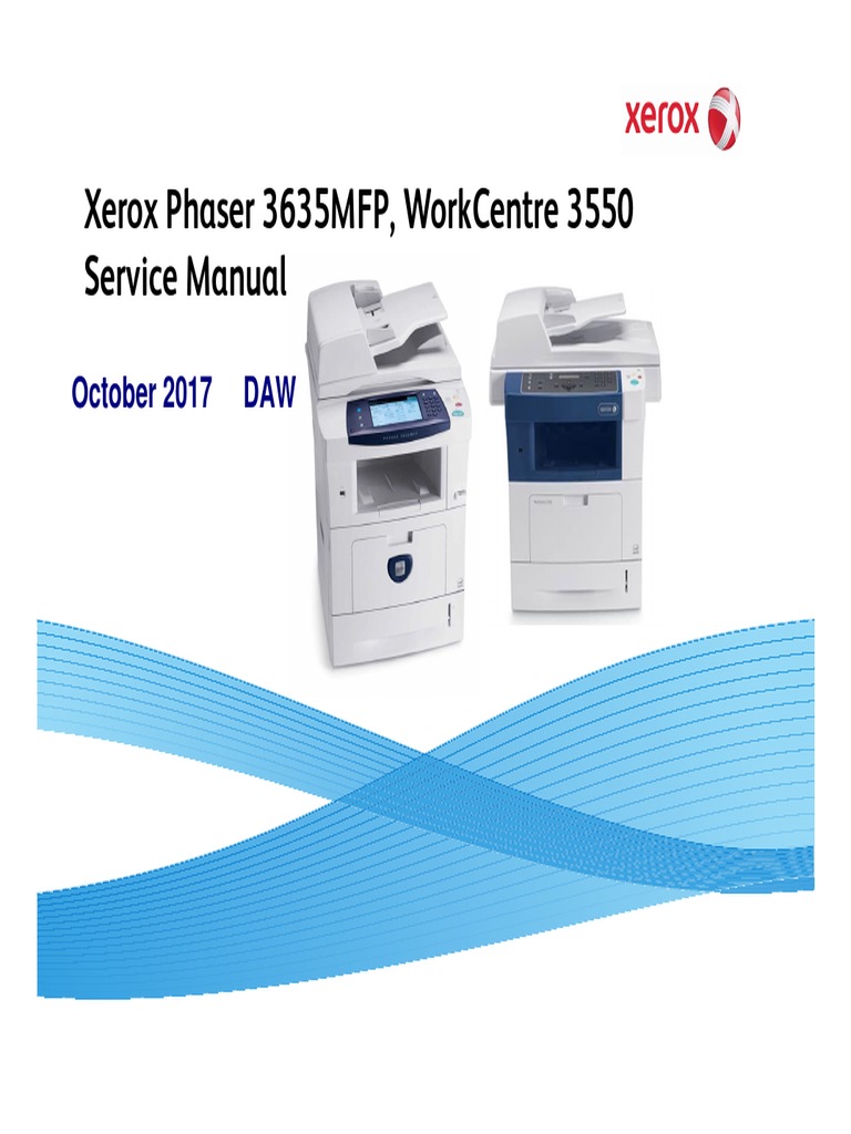 Phaser 3635MFP - WorkCentre 3550 Service Manual | PDF | Electrostatic ...