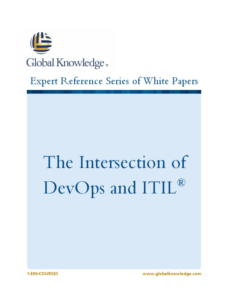 WP The Intersection of Devops and Itil | PDF | Itil | It Service Management