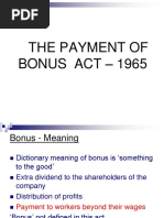 Annual Return - Bonus - FORM D | PDF