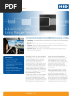 Iclass Se Biometric Reader | PDF | Biometrics | Authentication