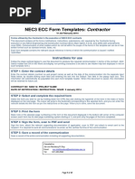 Early Warning Notice Under NEC 3 | PDF | Damages | Government