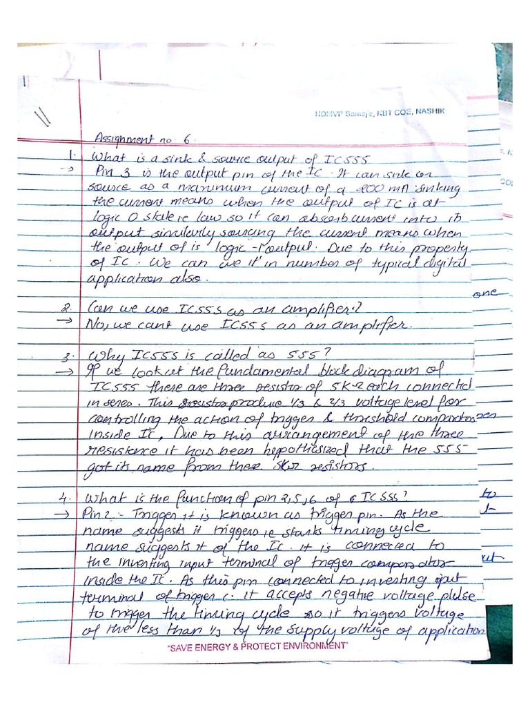 Bxe 6th Assignment | PDF