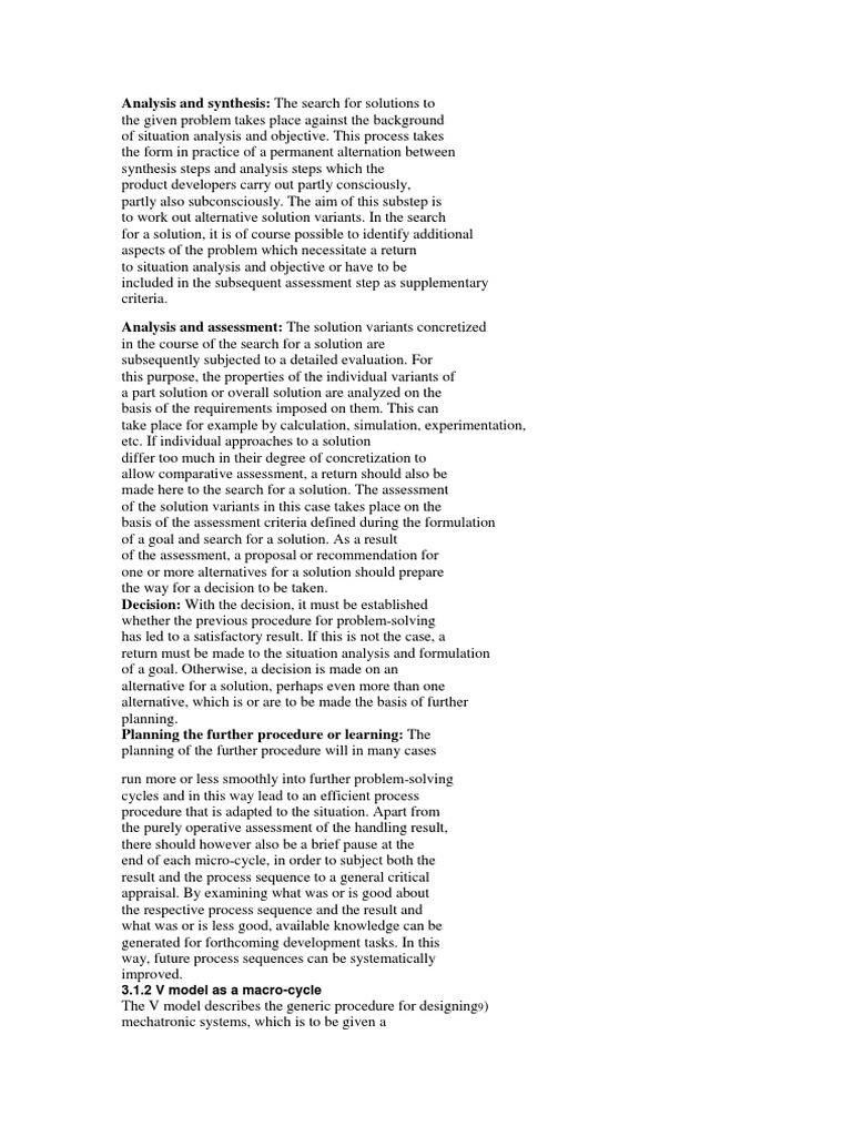Analysis and Synthesis | PDF | Conceptual Model | System