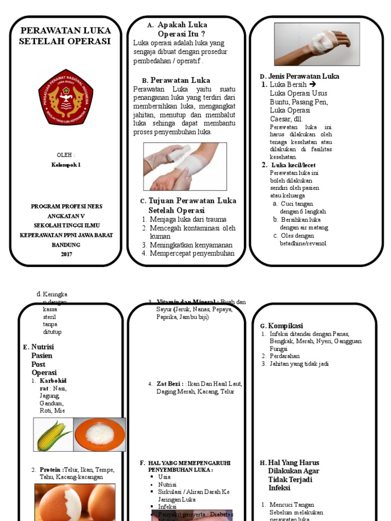Leaflet Perawatan Luka | PDF