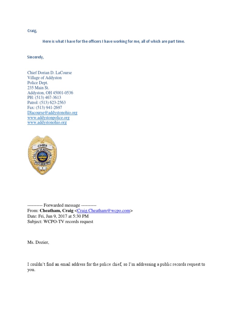 Police Discipline ADDYSTON | PDF