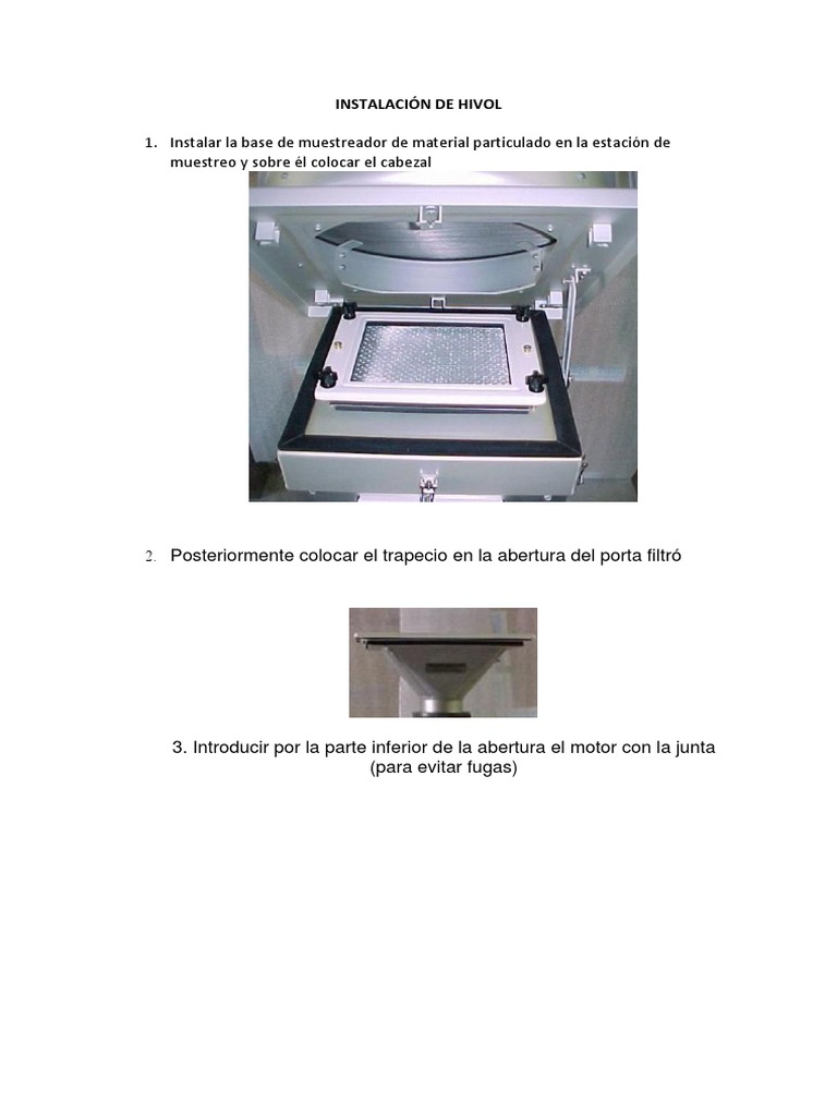 Instalación de Hivol | PDF