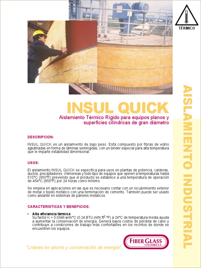 Insul Quick | PDF | Aislamiento térmico | Química Física