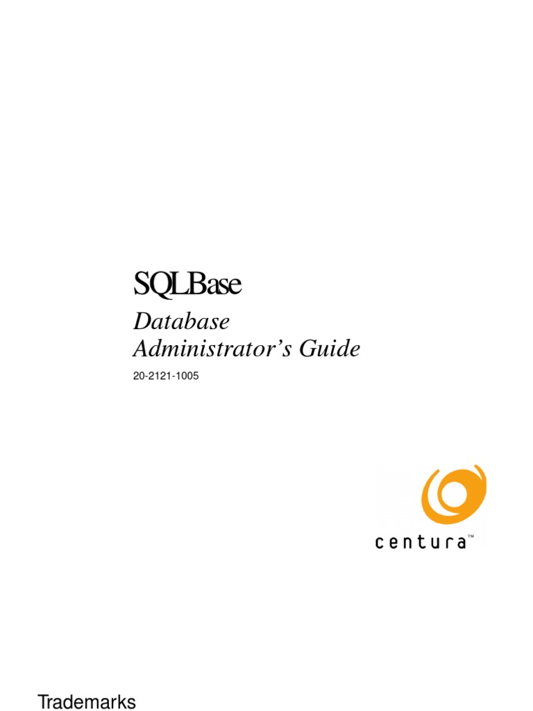 Sqlbase: Database Administrator'S Guide | PDF | Relational Database | Database Index